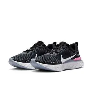 Nike React Infinity Run Flyknit 3 - Black/white/pink