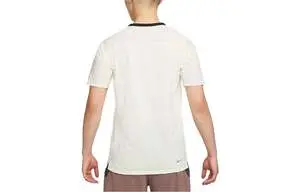 Nike Dri-fit Trail Solar Chase Short Sleeve Running T-shirt - Cocnut Milk