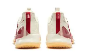 361 DEGREES Big3 4.0 Pro "assists The Future" Sneakers - Cream/red