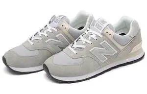 NEW BALANCE 574 Low Top Sneakers - Gray/cream