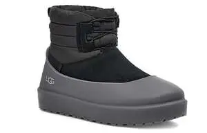 UGG Classic Mini Lace-up Weather Boots - Black