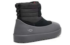 UGG Classic Mini Lace-up Weather Boots - Black