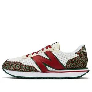 NEW BALANCE Casablanca X 237 'red Monogram' Sneakers - White/red/green