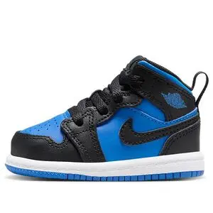 JORDAN Jordan Air 1 Mid Sneakers Black/royal Blue/black