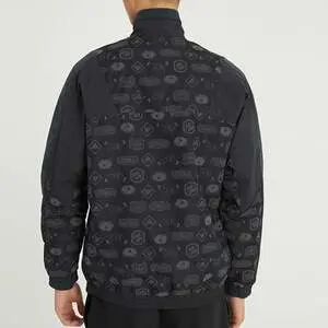 Adidas Logo Printing Athleisure Casual Sports Jacket Black