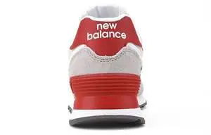 NEW BALANCE 574 Series Sneakers - Gray/red