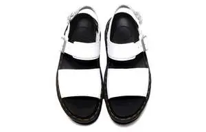 Dr. Martens Voss Leather Platform Sandals - White
