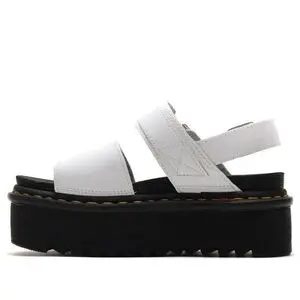 Dr. Martens Voss Leather Platform Sandals - White