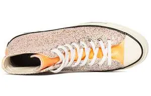 CONVERSE Jw Anderson X Chuck 70 High Glitter Sneakers - Orange
