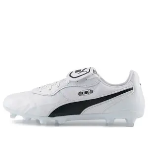 PUMA King Top Fg Soccer Cleats - White/black