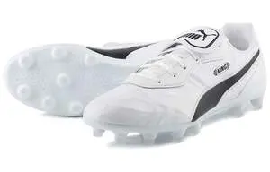 PUMA King Top Fg Soccer Cleats - White/black