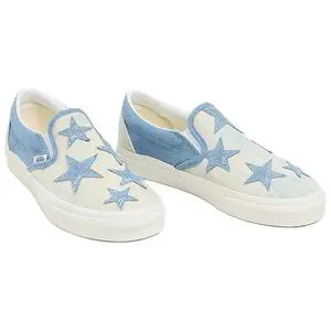 VANS Classic Slip-on Sneakers - Blue/white