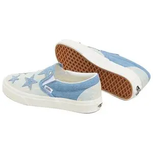 VANS Classic Slip-on Sneakers - Blue/white