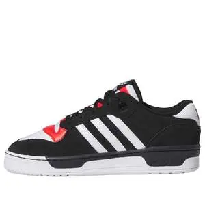 Adidas Rivalry Low "cat In The Hat" Sneakers - Core Black/cloud White