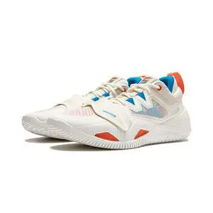LI-NING Badfive Furious 2 Sneakers - Beige/blue/orange