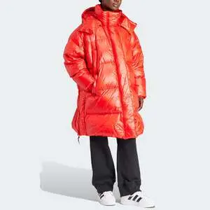 Adidas Originals Padded Long Jacket - Orange