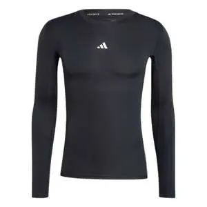 Adidas Techfit Compression Training Long Sleeve T-shirt - Black