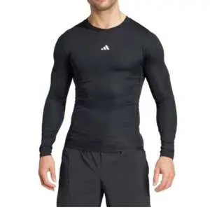 Adidas Techfit Compression Training Long Sleeve T-shirt - Black