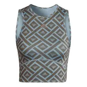 Adidas Hyperglam Training Graphic Cropped Top