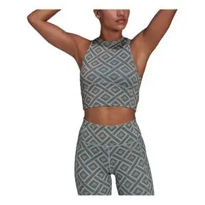 Adidas Hyperglam Training Graphic Cropped Top