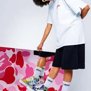 VANS X Bape Sk8-hi T-shirt