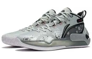 LI-NING Yushuai 16 Mid 'ape Camo' Sneakers - Grey/silver