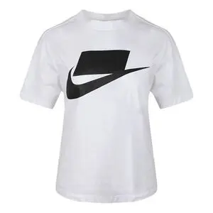 Nike Classic Large Logo Short Sleeve - White