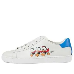 Gucci X Disney Ace Leather Sneakers - White/blue