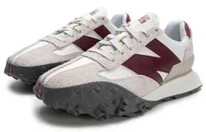 NEW BALANCE Xc-72 Athletic Sneakers - White/moonbeam/nb Burgundy