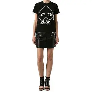 Play Comme Des Garcon Inverted Heart Logo T-shirt