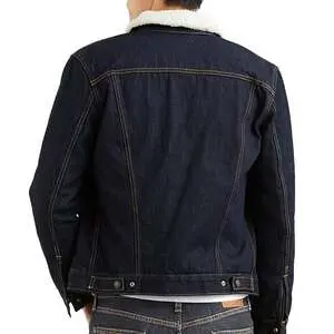 LEVI'S Sherpa Trucker Jacket - Navy