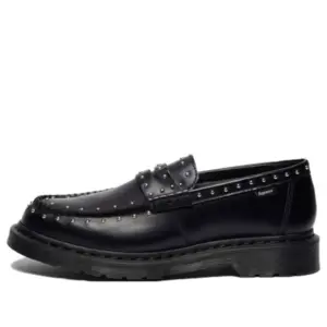 Dr. Martens X Supreme Studded Loafers - Black