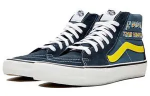 VANS Supreme X Sk8-hi "fuck The World" High-top Sneakers - Blue