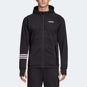 Adidas Training Knit Zip-up Hooded Jacket