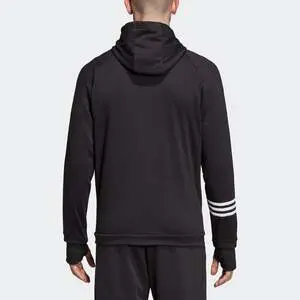 Adidas Training Knit Zip-up Hooded Jacket