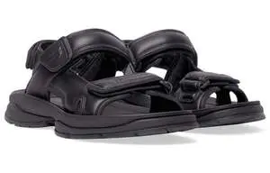 Balenciaga Technical Material Tourist Sandals - Black