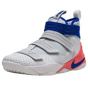 Nike Lebron Soldier 11 'ultramarine' High Top Athletic Sneakers - White/blue/red