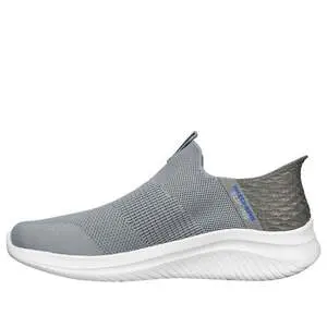 Sketchers Ultra Flex 3.0 Smooth Step Slip-on Sneakers - Grey