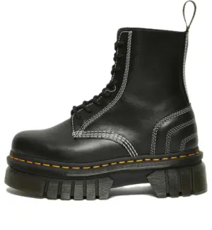 Dr. Martens Audrick Leather Platform Boots - Black