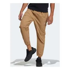 Adidas Th Pnt Wv Id Adjustable Belt Casual Sports Long Pants - Yellow
