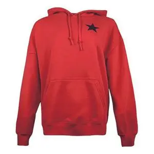 CONVERSE Logo Knit Hooded Drawstring Sweatshirt