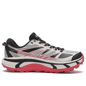 Hoka One One Mafate Speed 2 Trail Running Shoes - Grey/red/black