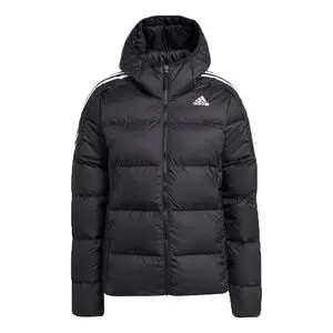 Adidas Essentials Midweight Hooded Down Jacket - Black
