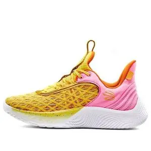 Under Armour Curry Flow X Sesame Street "street Pack Play Big" Basketball Shoes - Yellow/pink