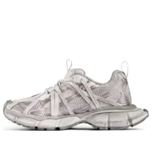 Balenciaga 3xl Extreme Laces Sneakers - Silver