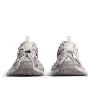 Balenciaga 3xl Extreme Laces Sneakers - Silver