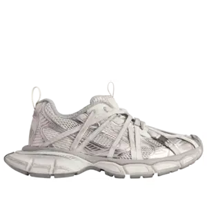 Balenciaga 3xl Extreme Laces Sneakers - Silver