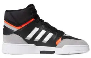 Adidas Originals Drop Step High Top Sneakers - Black/orange