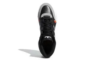 Adidas Originals Drop Step High Top Sneakers - Black/orange