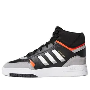 Adidas Originals Drop Step High Top Sneakers - Black/orange